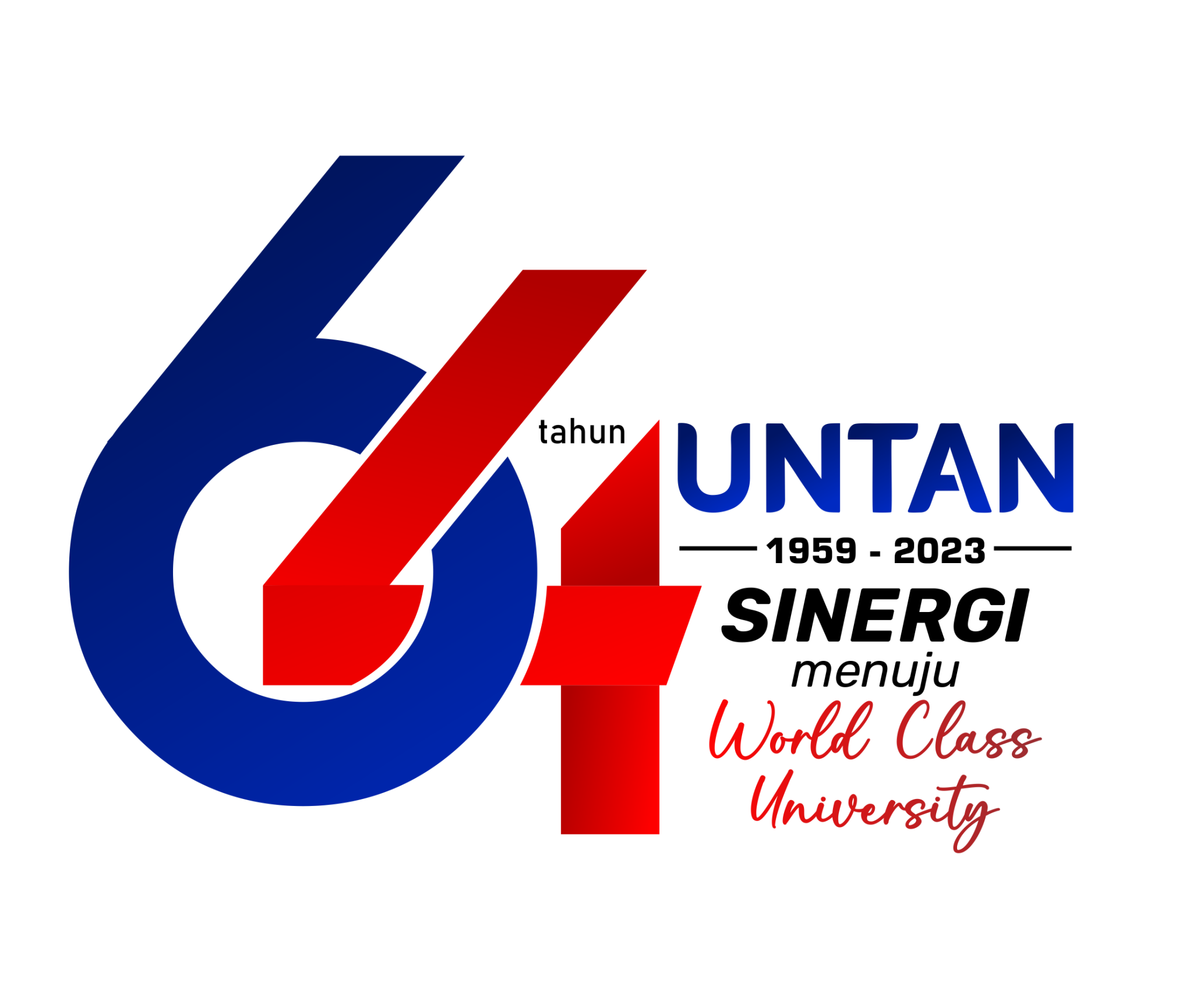 Logo Dies Natalis ke-64 Universitas Tanjungpura - UNTAN